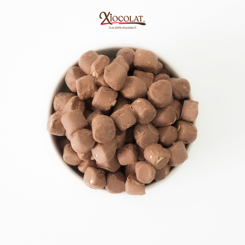 Malvavisco Mini con Chocolate de Leche | XIOCOLAT